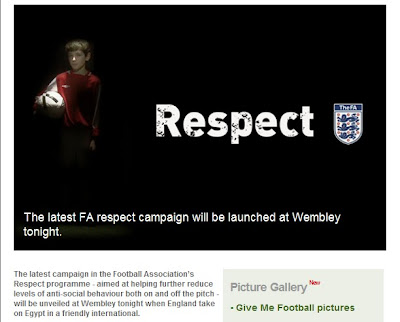 Mosquito News: FA "Respect" Campaign