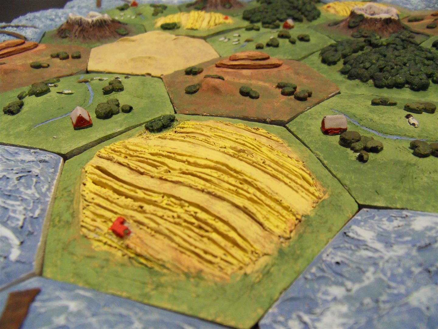 Life of Gregory D: Homemade Settlers of Catan - 04 Painting