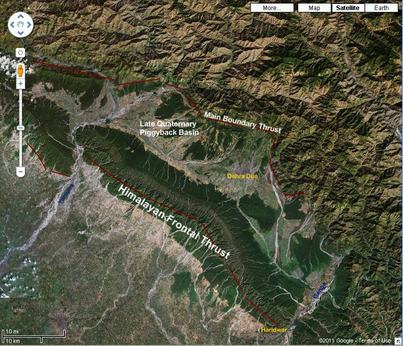Rapid Uplift: Remotely India # 4 : Piggyback Basins Within The Siwaliks