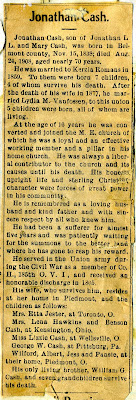 "East Chicago Dunns" - A Family History: "Civil War" Jonathan Cash ...