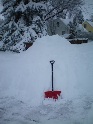 Pullman snow pile