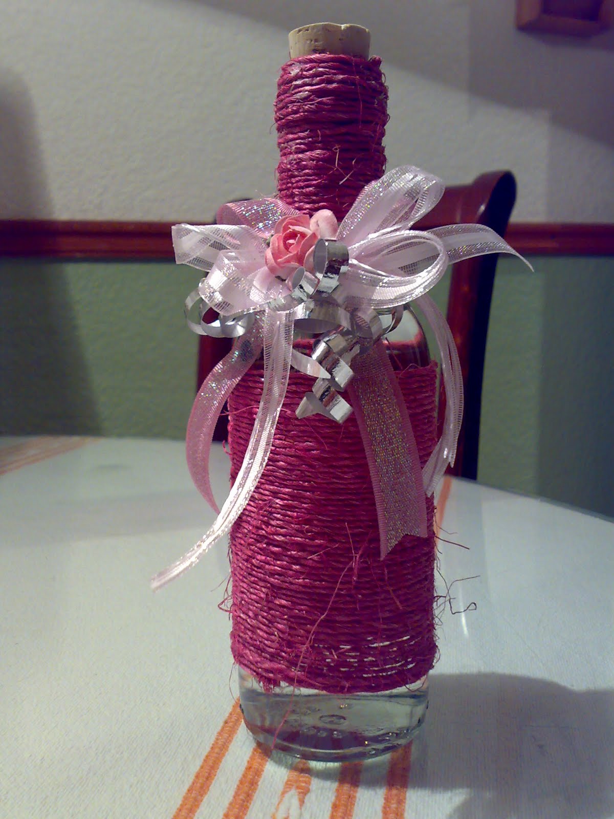 CREACIONES LUZMA: BOTELLAS DECORADAS