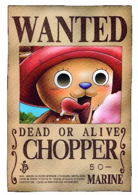 ONE PIECE! Noticias y más!: Primera Recompensa de Tony Tony Chopper 50