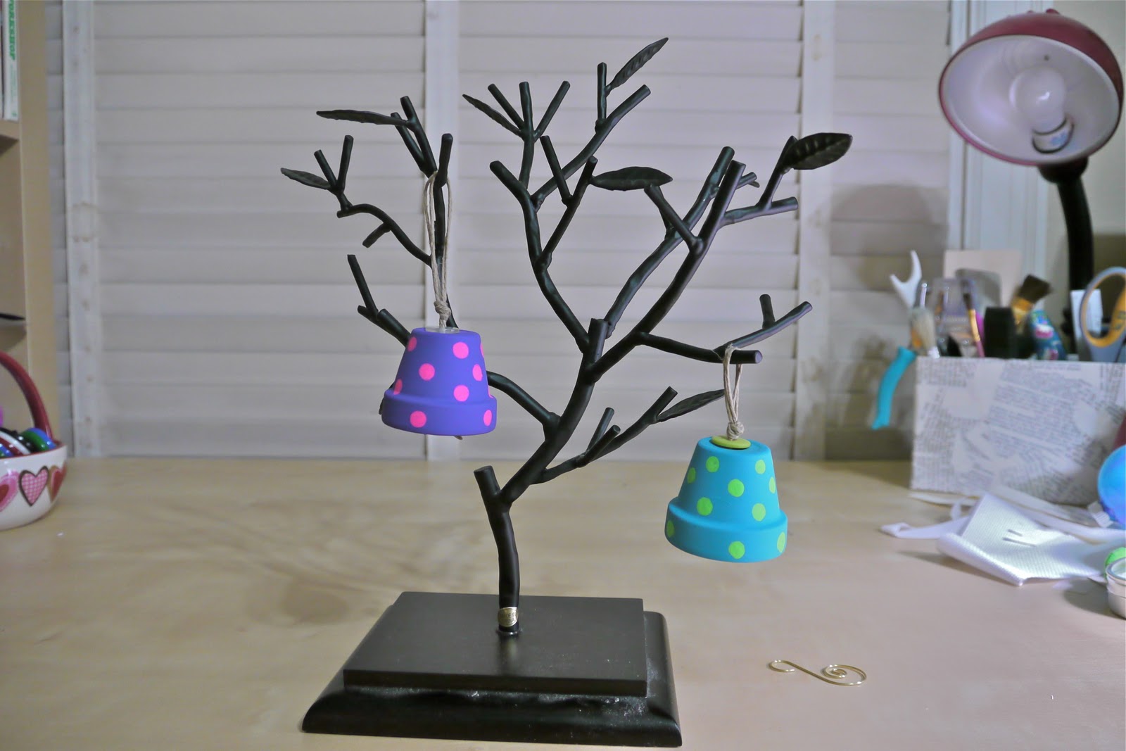 Full of Craft: Ornament Month! Flower pot bells