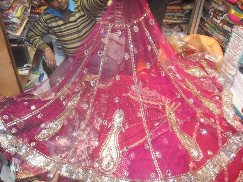 Ani and Britt in Nepal: Lengha choli