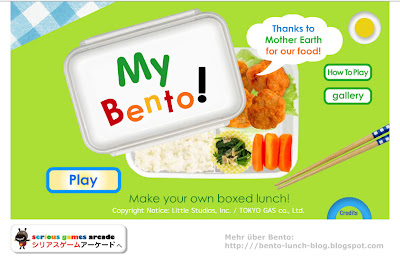 Bento Lunch Blog: Bento-Flash-Game: Online Spiel für Bento-Fans