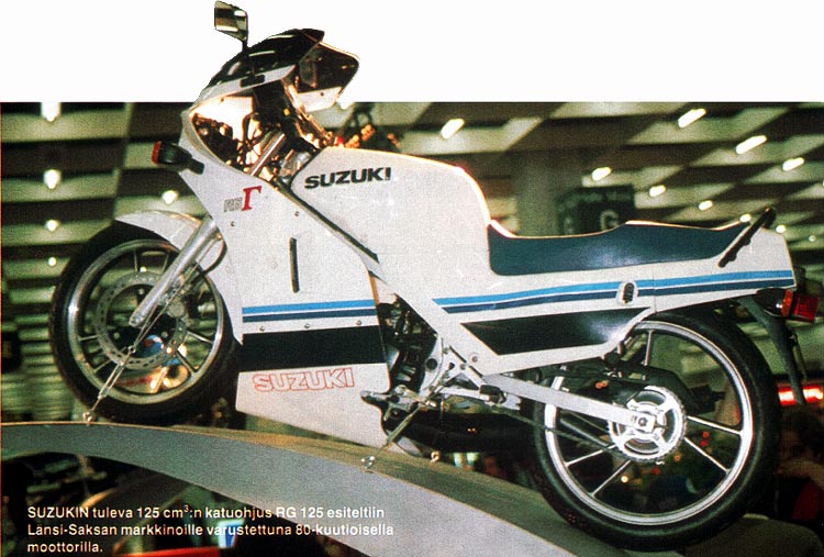 Below 300cc: Suzuki RG125