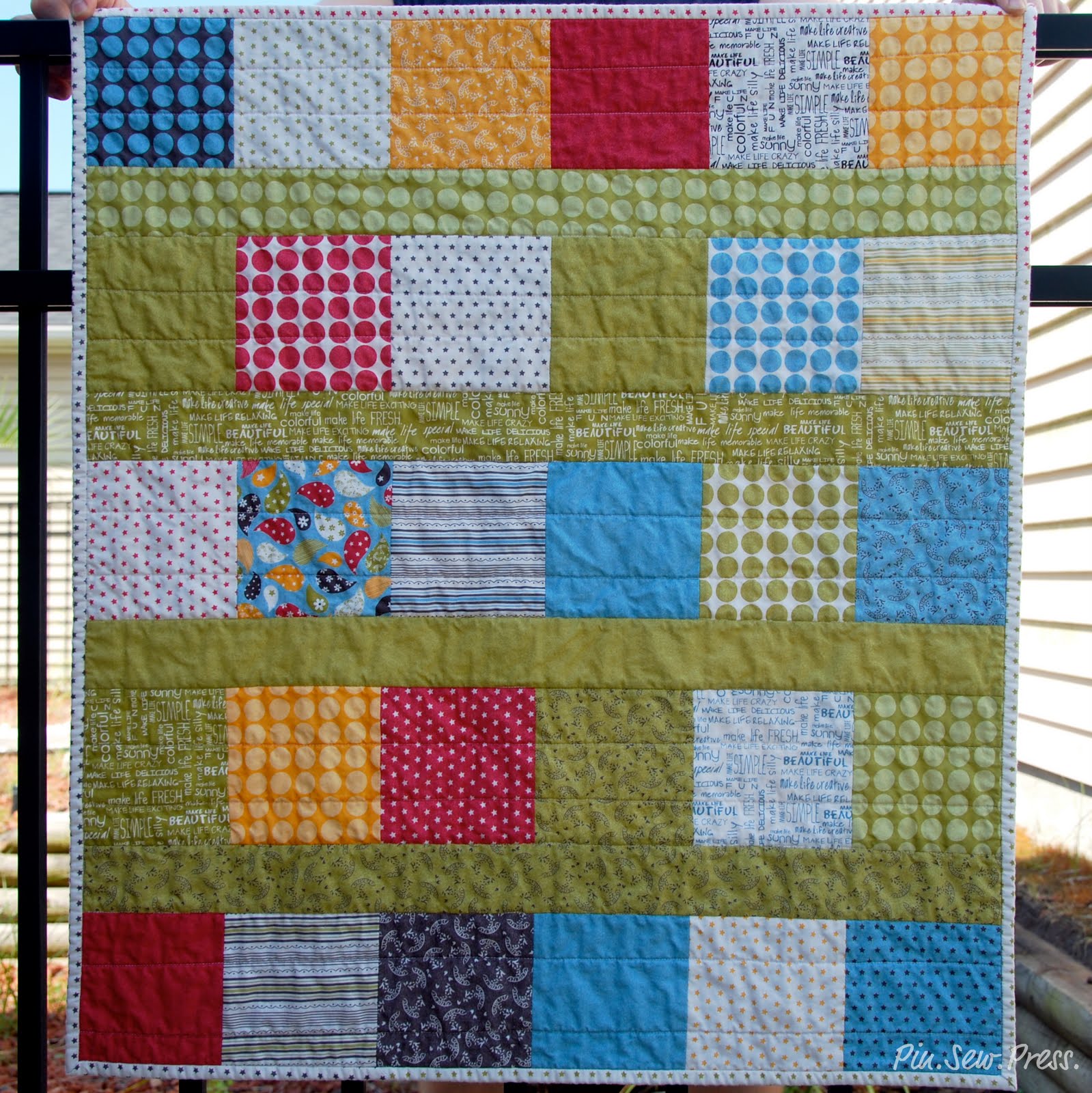 Pin. Sew. Press.: Tiny quilts for tiny babies