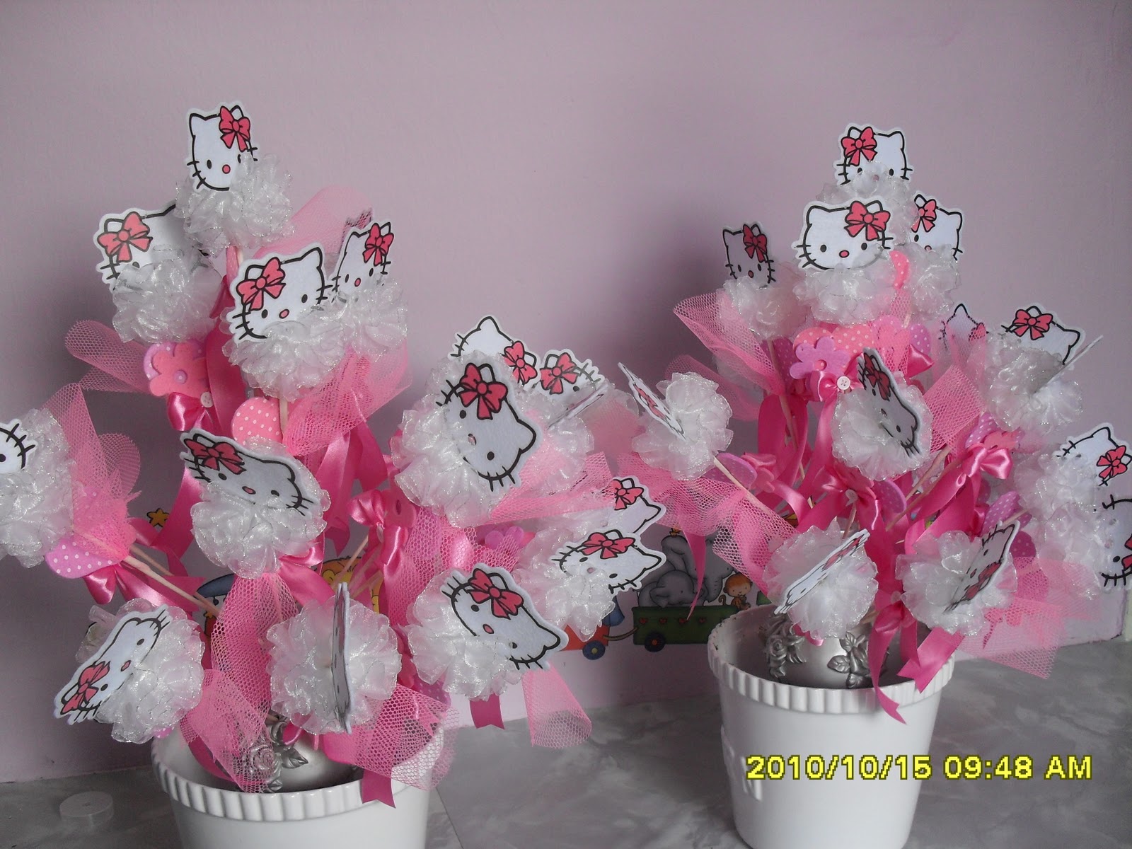 SPECiAL GiFT FOR GiFTED ONE: Bunga Telur Hello Kitty - Baby Hanis Haziqah
