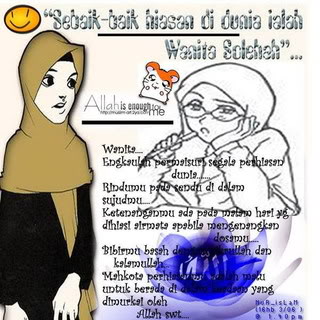 muslimah srikandi ummah: wanita solehah (^_*)