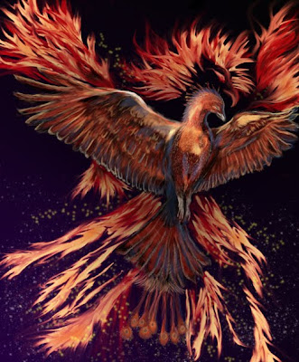 Where The Gold Bees Dream: Digital Painting: Phoenix Rising