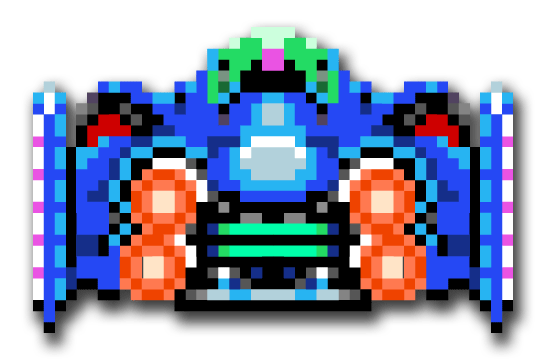 Für jedes Pixel Liebe: blue falcon (f-zero)