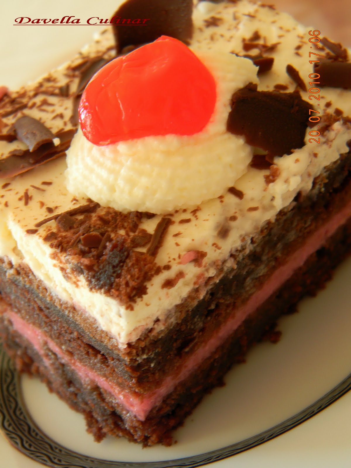 *DAVELLA CULINAR*: Gâteau Forêt Noire à ma façon / My Black Forest cake ...