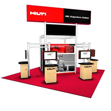Trade Show Display Booths: Hilti Trade Show Display