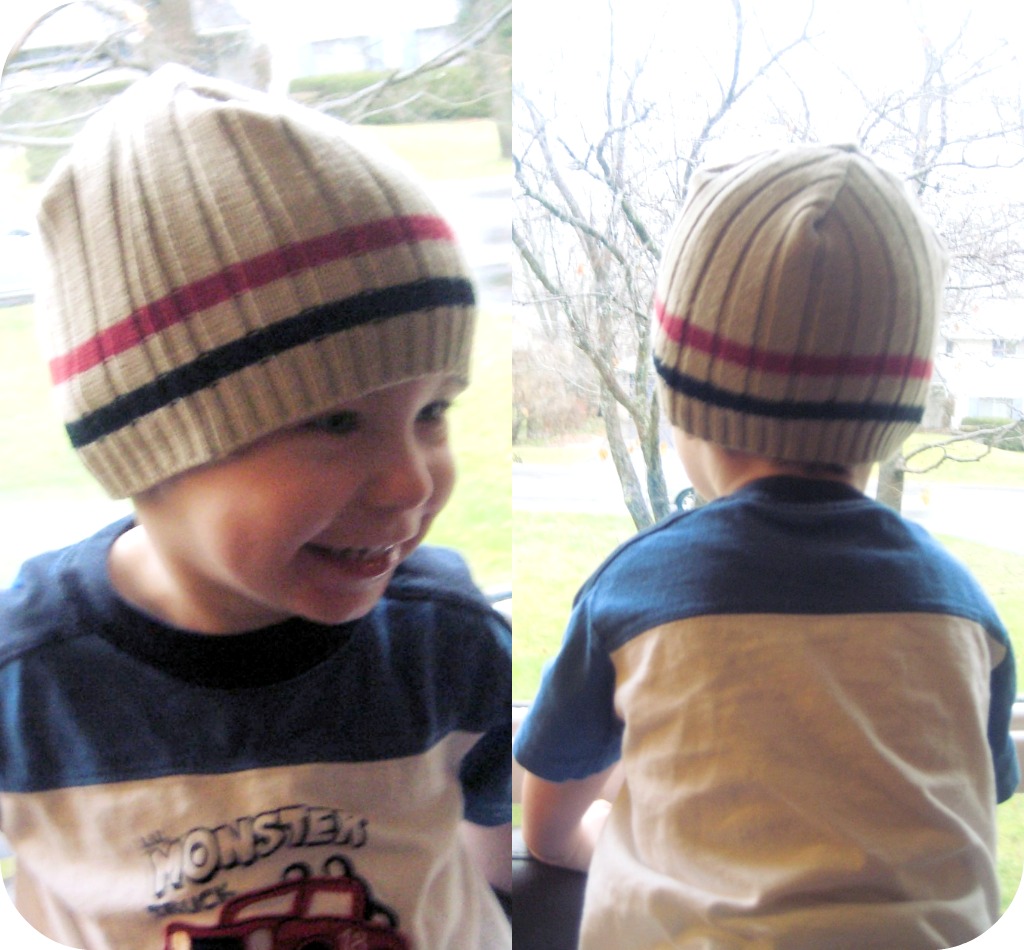 Common Threads: Kids hats from old sweater tutorial!