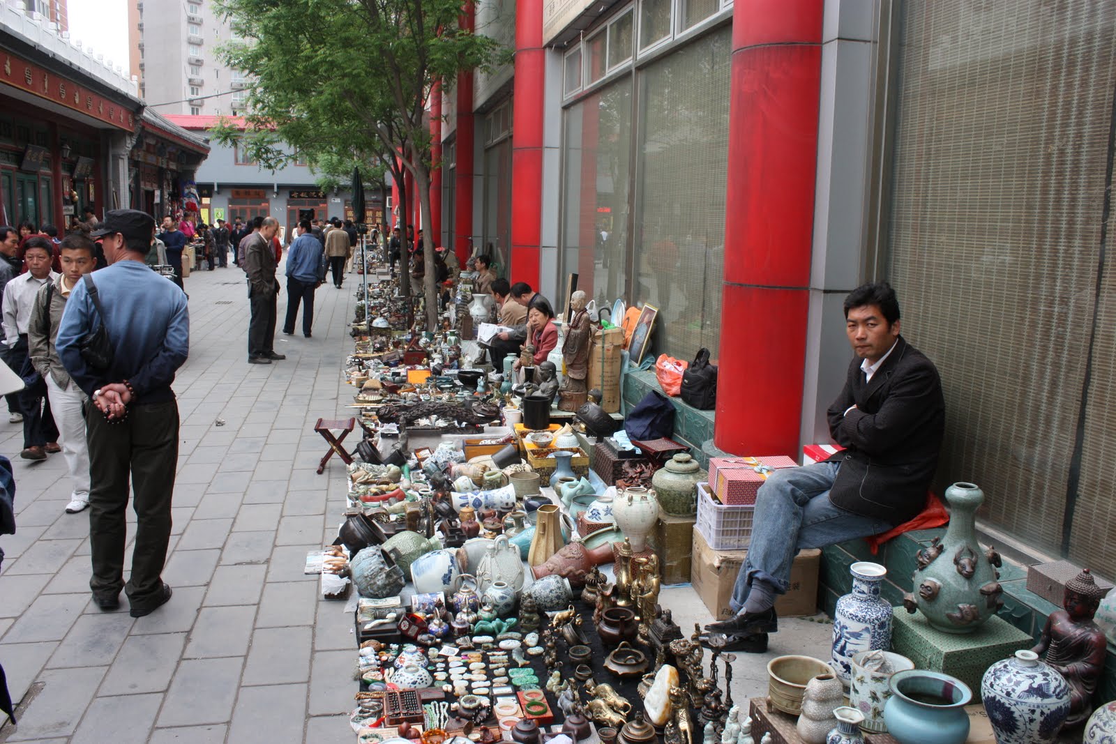 Voyage en Chine: Le marché aux puces de Pékin