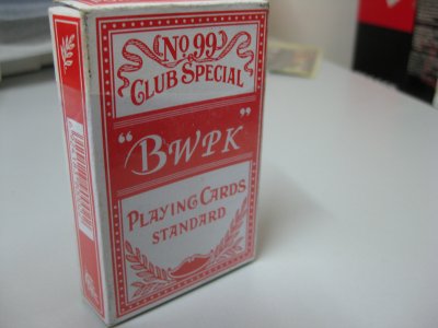 'BWPK' playing cards