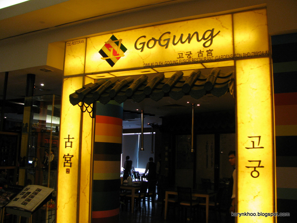 Karyn's Food Blog: GoGung Korean Restaurant @ The Gardens, Midvalley City