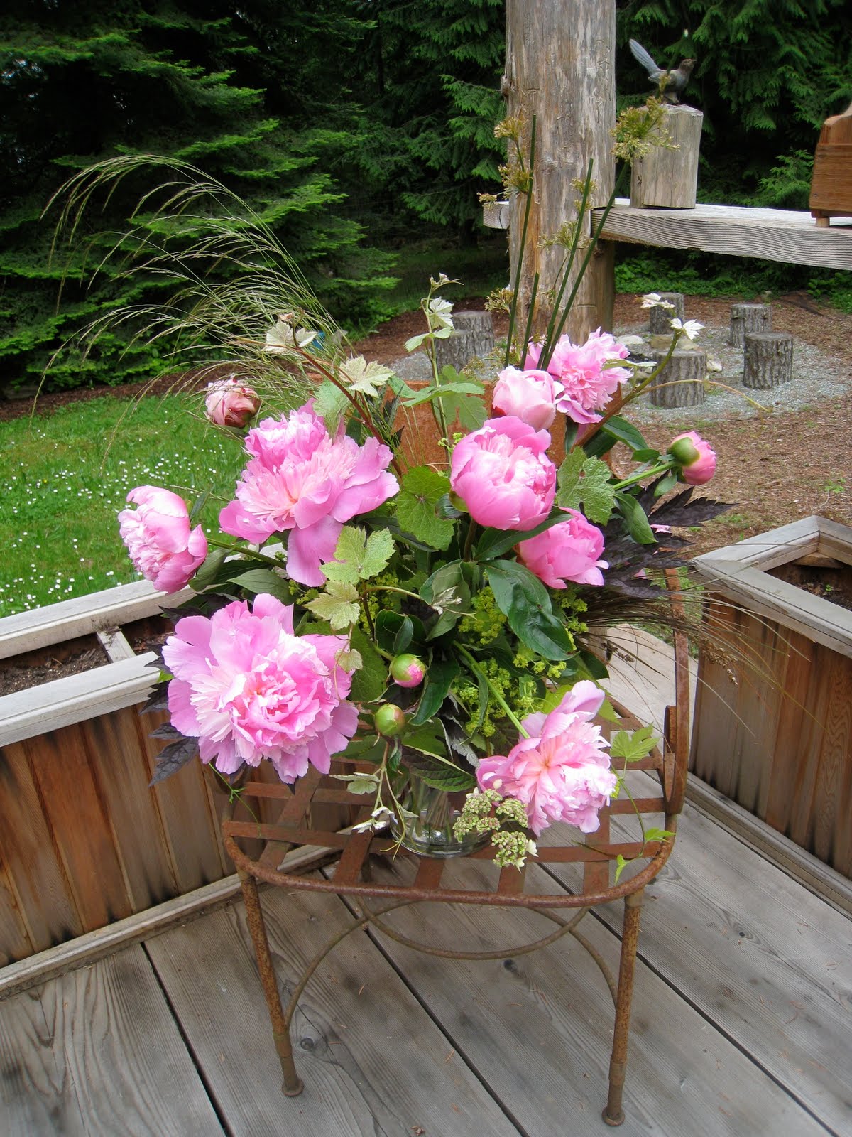 Christina's Garden: pretty pink peonies