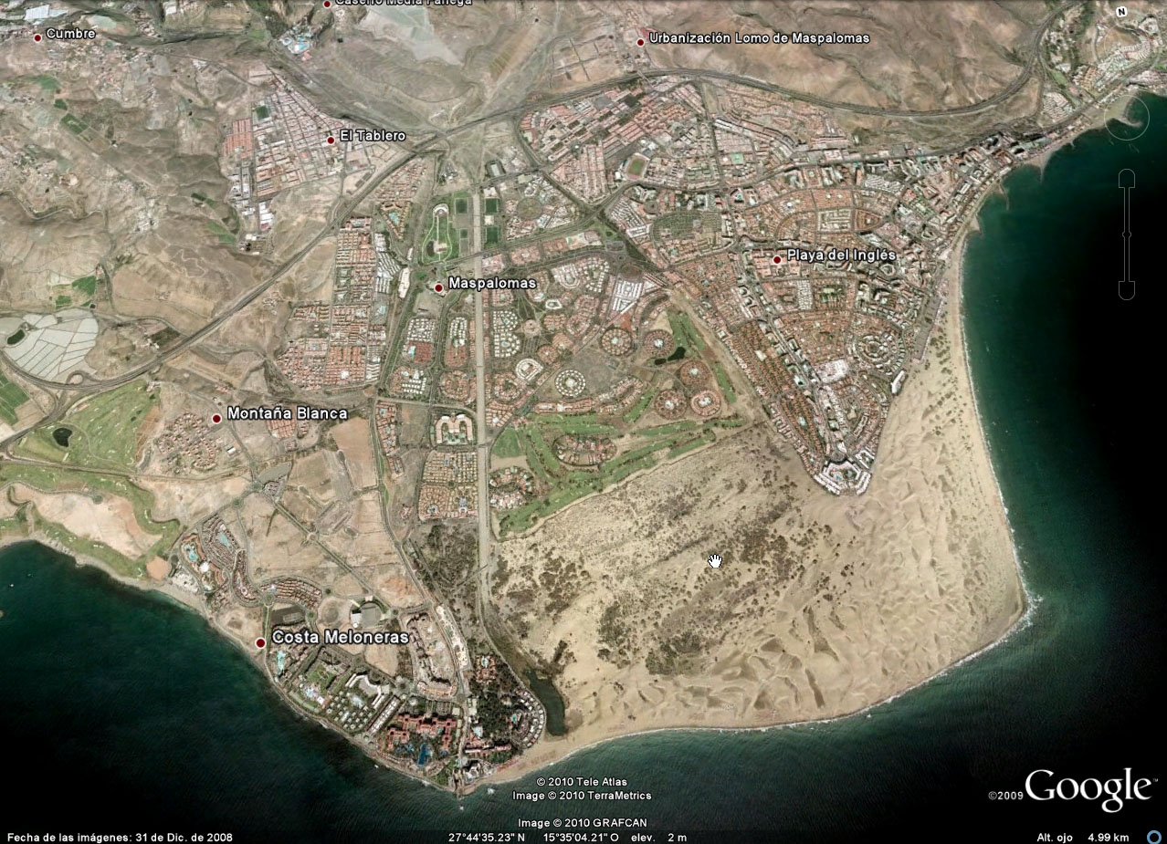 paralelos y meridianos: La Isla de Gran Canaria