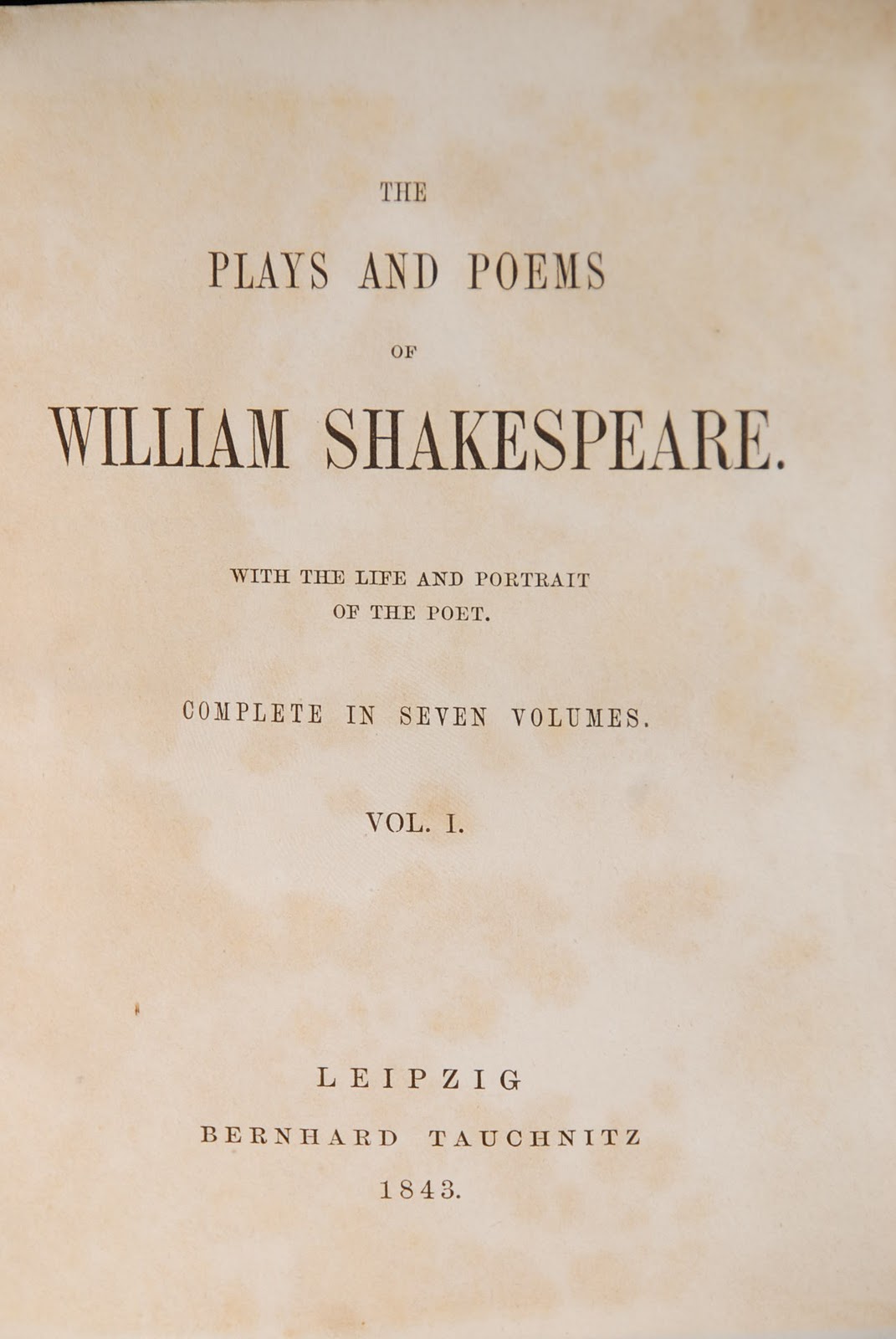 Librería "Libros del Ayer": The Plays and Poems of William Shakespeare ...