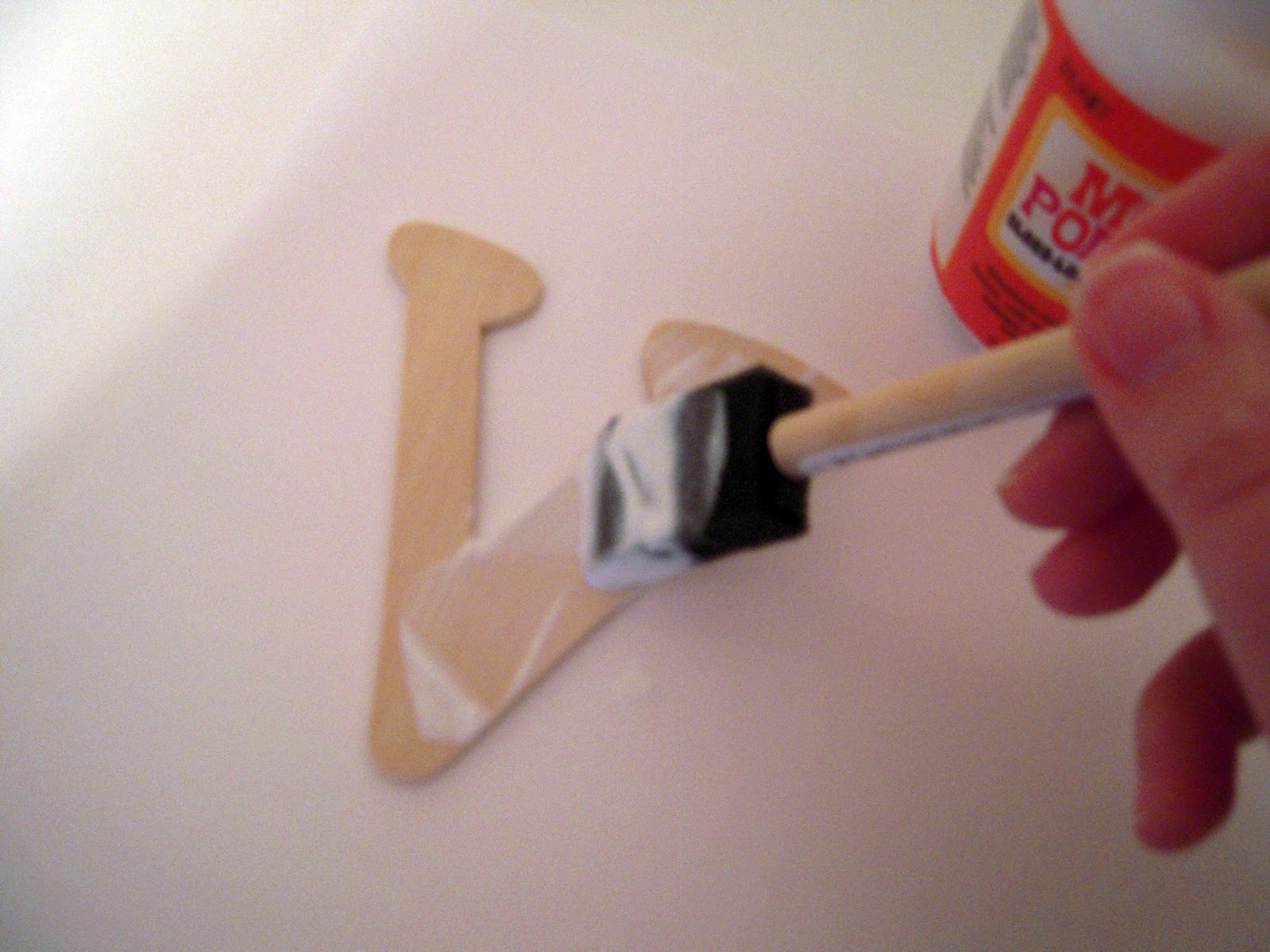 The Collide-A-Scope: LOVE Mod Podge Letters