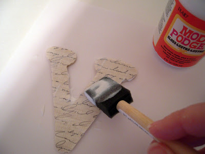 The Collide-A-Scope: LOVE Mod Podge Letters