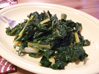 Amara Med Spa HCG: Sauteed Swiss Chard with Garlic