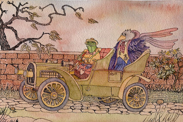 phantsythat: Crow & Toad