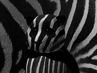 3D Modelling and animation: The Panda/Zebra - Final Images