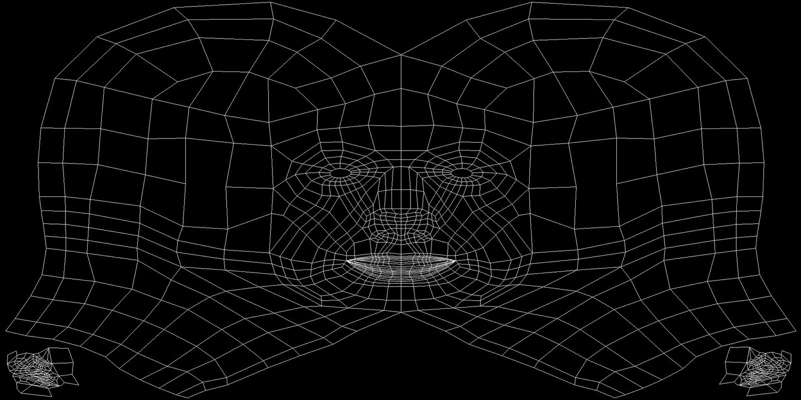 Virtual Environments - My Head: Editing and unwrapping UVW Map