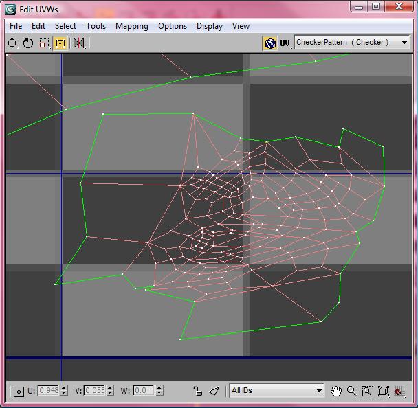 Virtual Environments - My Head: Editing and unwrapping UVW Map