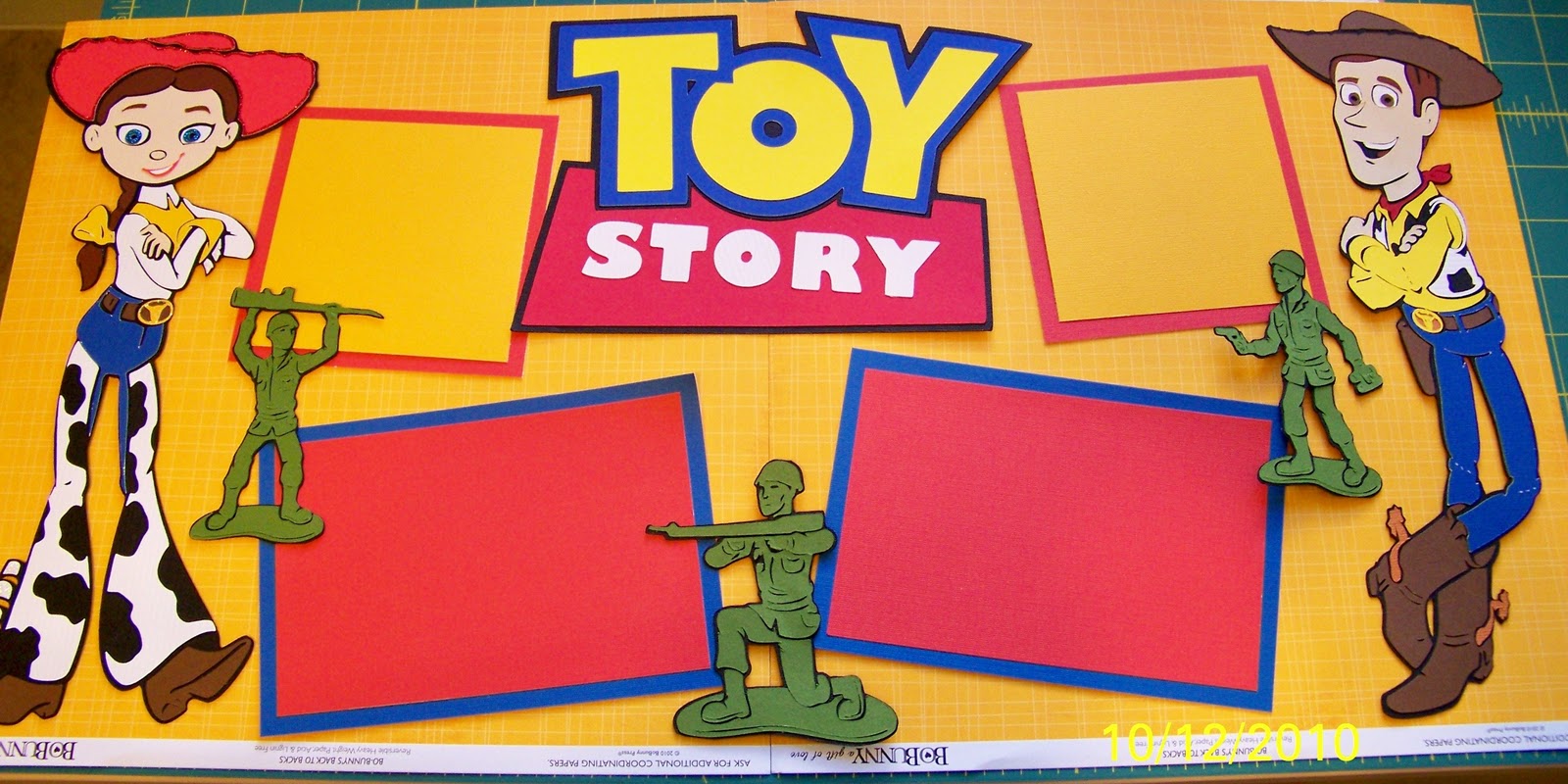 Lisa's Crafts: Toy Story Paper Piecing and 2 page layout