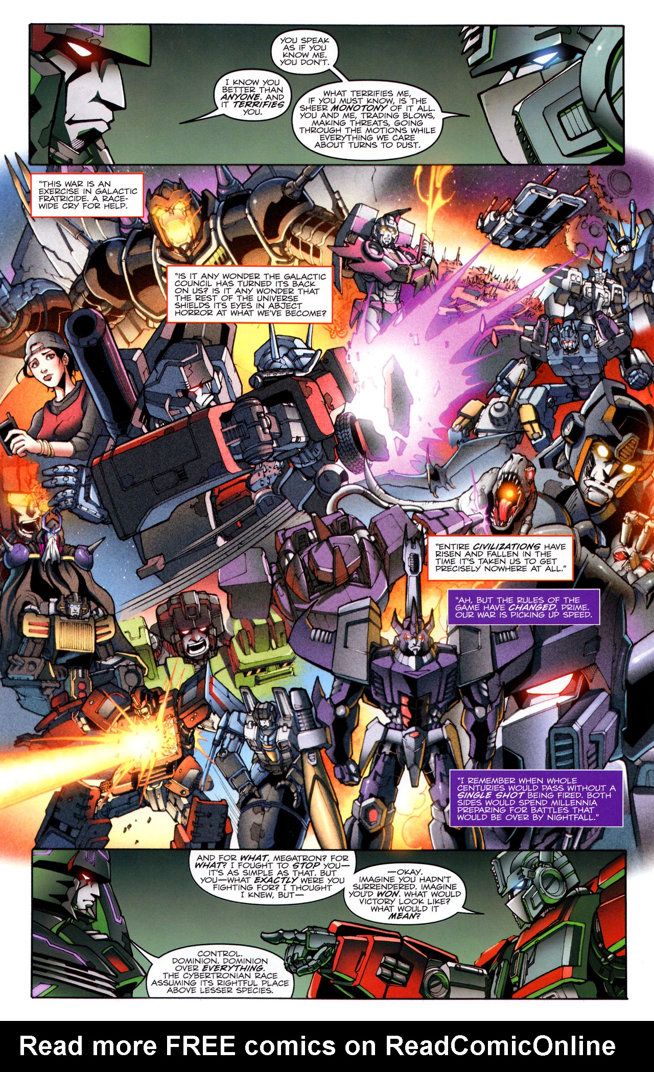 Read online The Transformers (2009) comic - Issue #22
