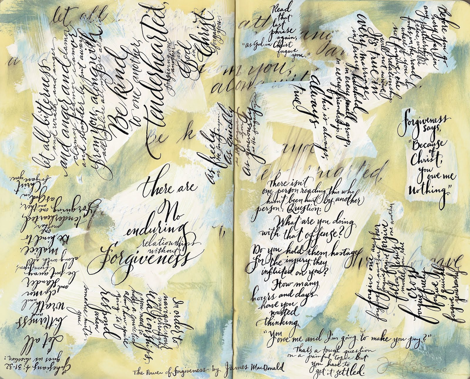 A Place To Flourish: Calligraphy Flourish Friday: Journals ...