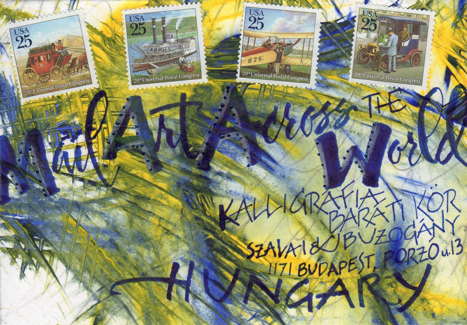 A Place To Flourish: Flourish Friday - Mail Art Across the World 2011