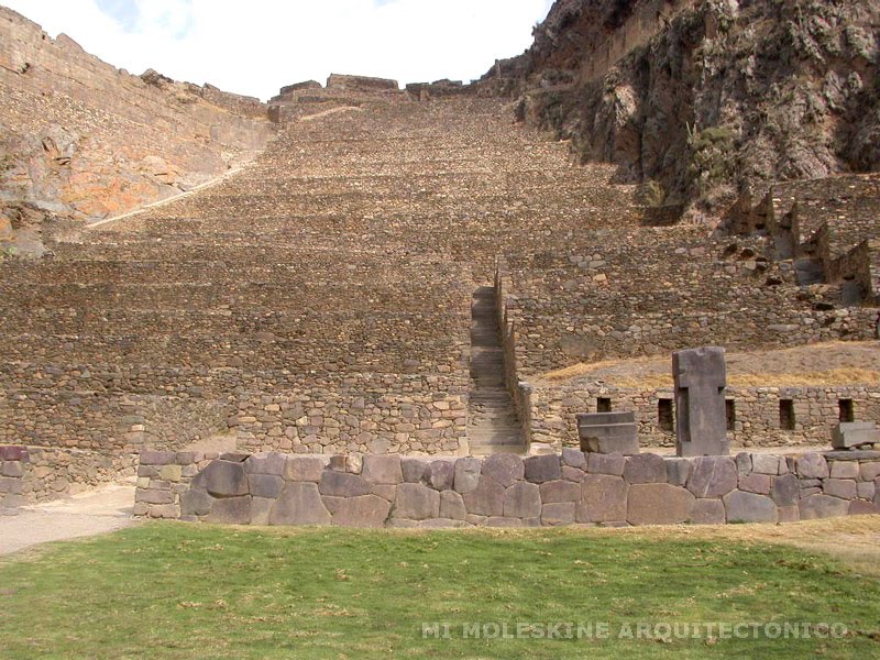 Mi Moleskine Arquitectónico: ANDENES: TERRAZAS INCAS Y PAISAJE.