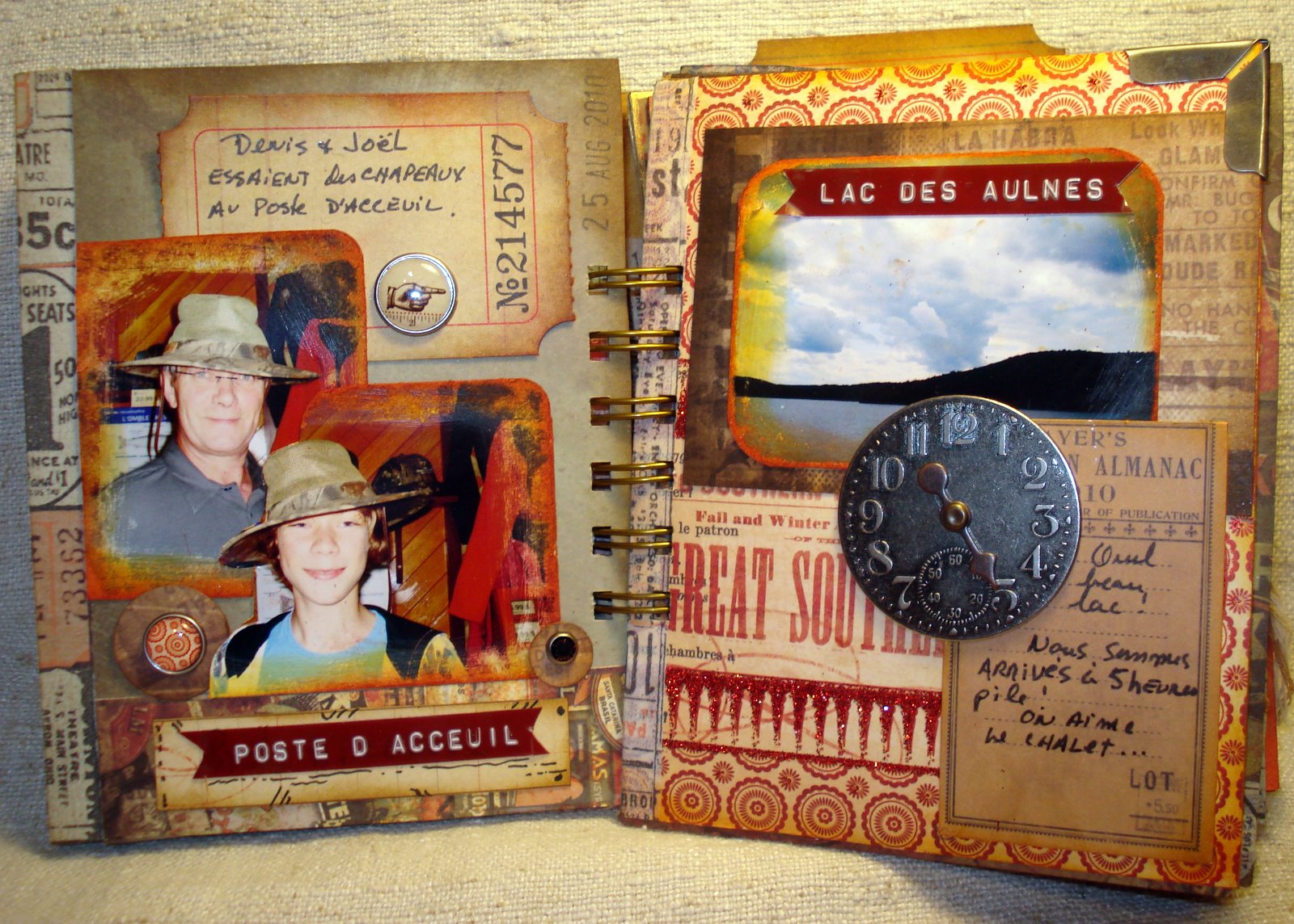 Mon Scrapbook: Album "Perdu et retrouvé"/ "Lost and found" album