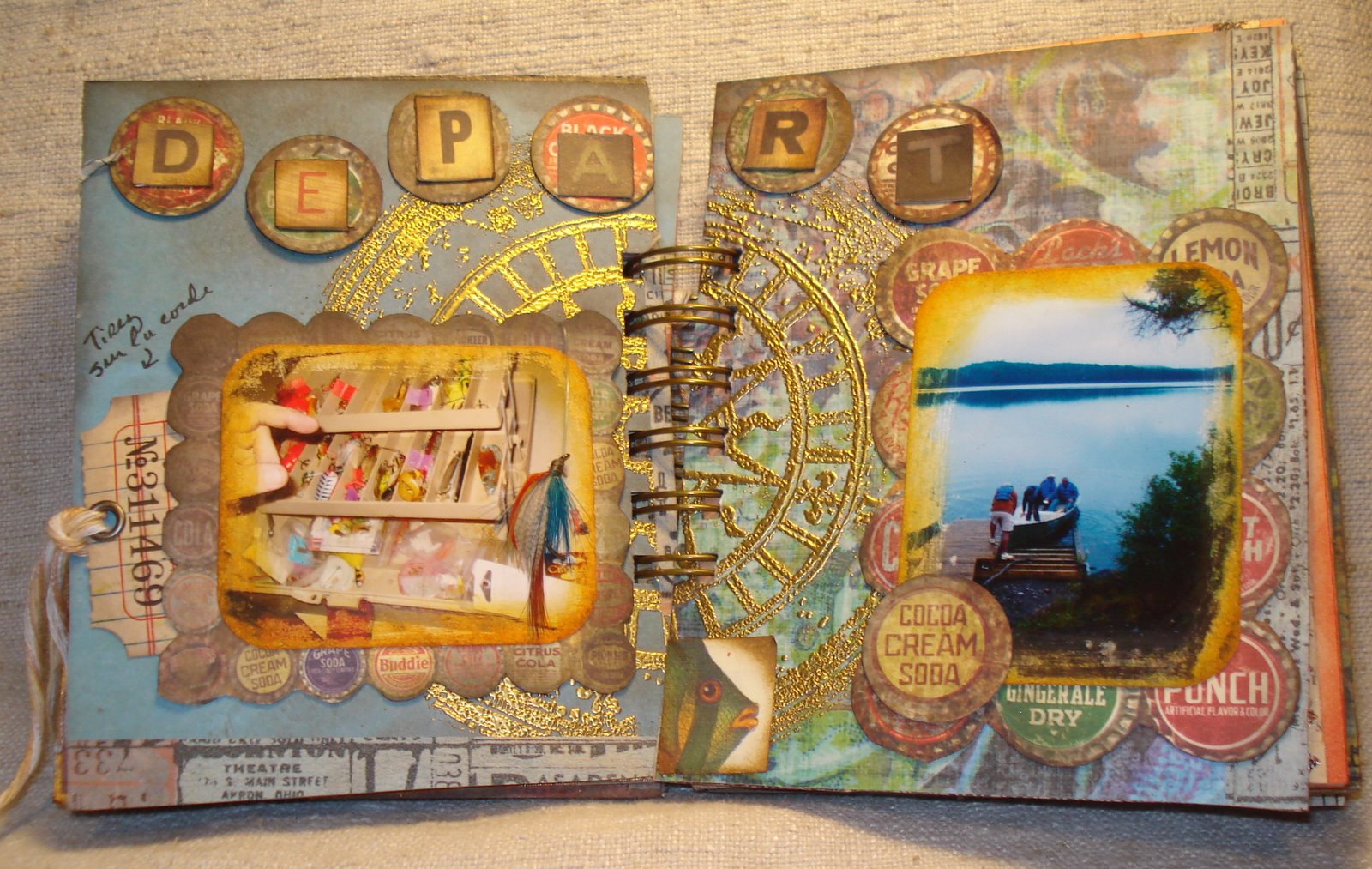 Mon Scrapbook: Album "Perdu et retrouvé"/ "Lost and found" album