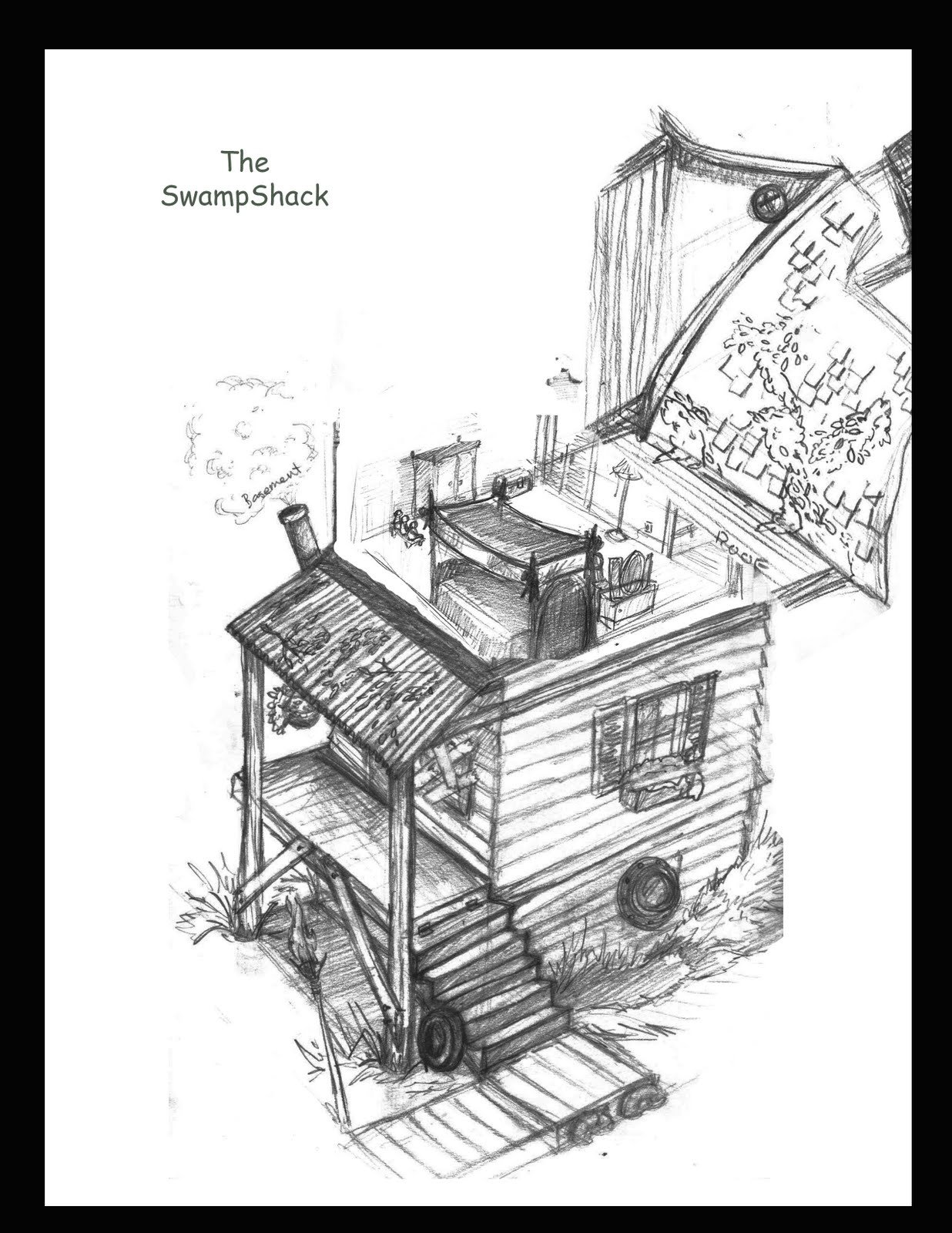 The Time Traveler's Notebook: About the swamp-shack...