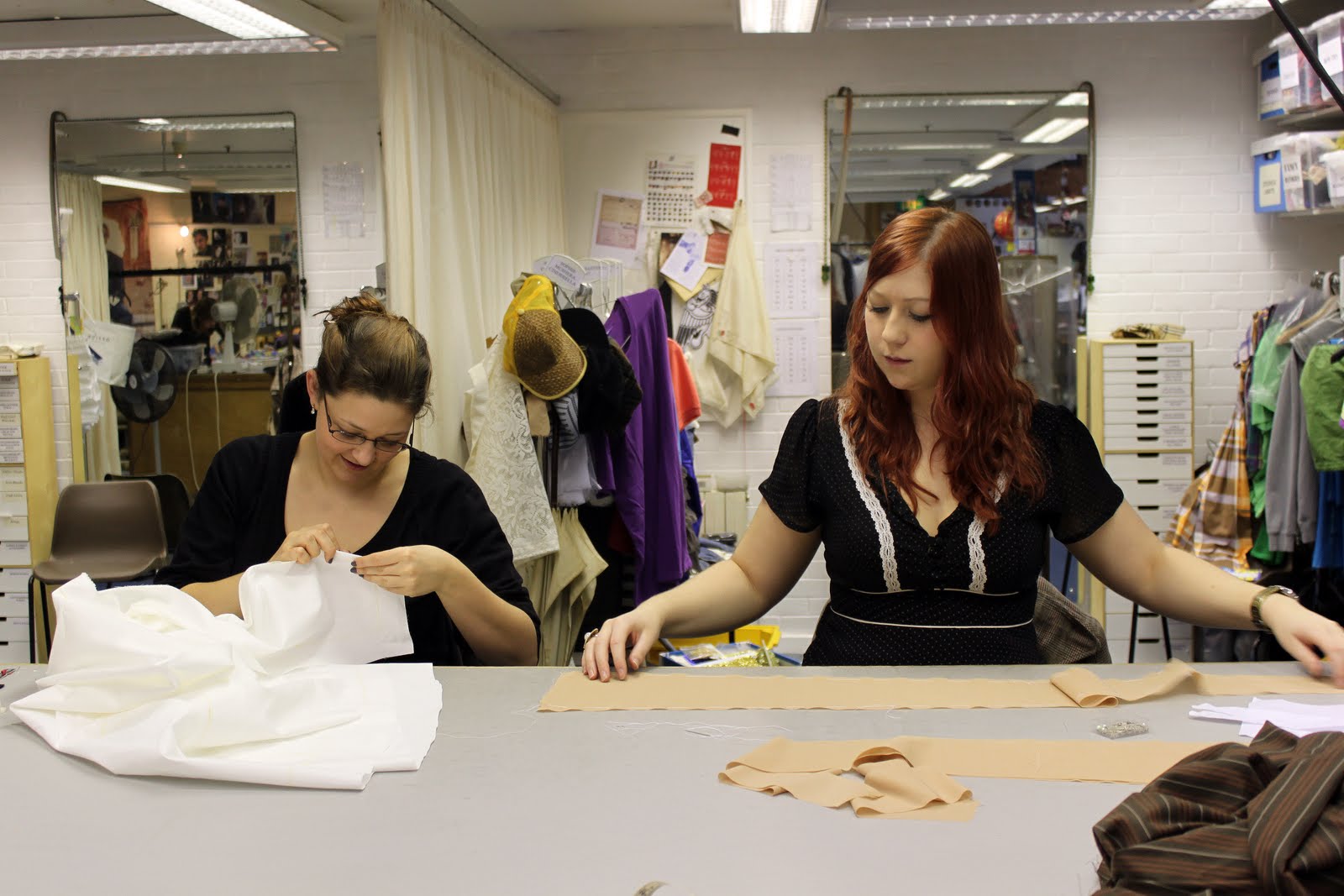 The Secret Garden: Pictures from The Costume Department Busily Working ...