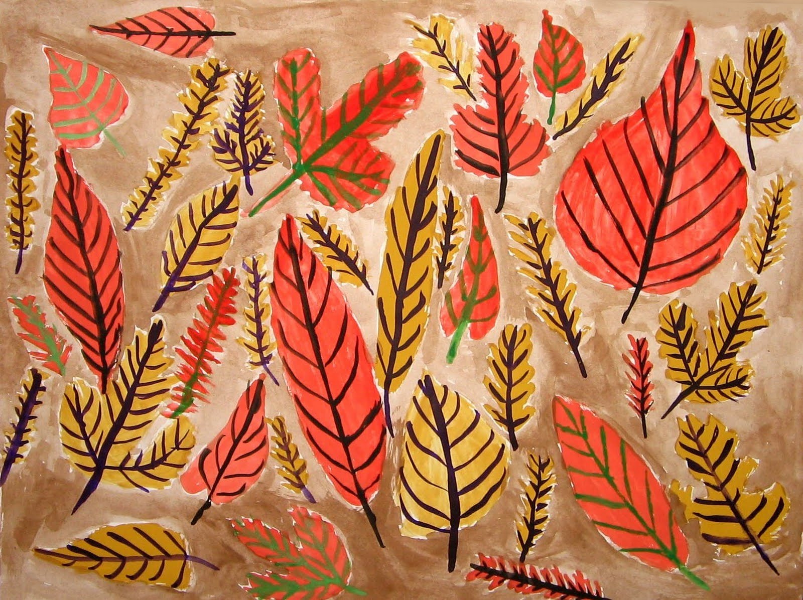 PAGINI PENTRU CULOARE: "Covor de frunze"