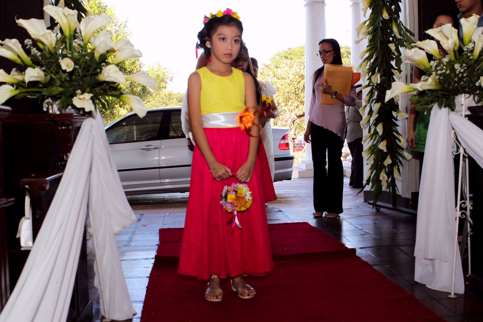 perpetual bliss: Bride's Gown, Groom's Barong, Entourage's Dresses