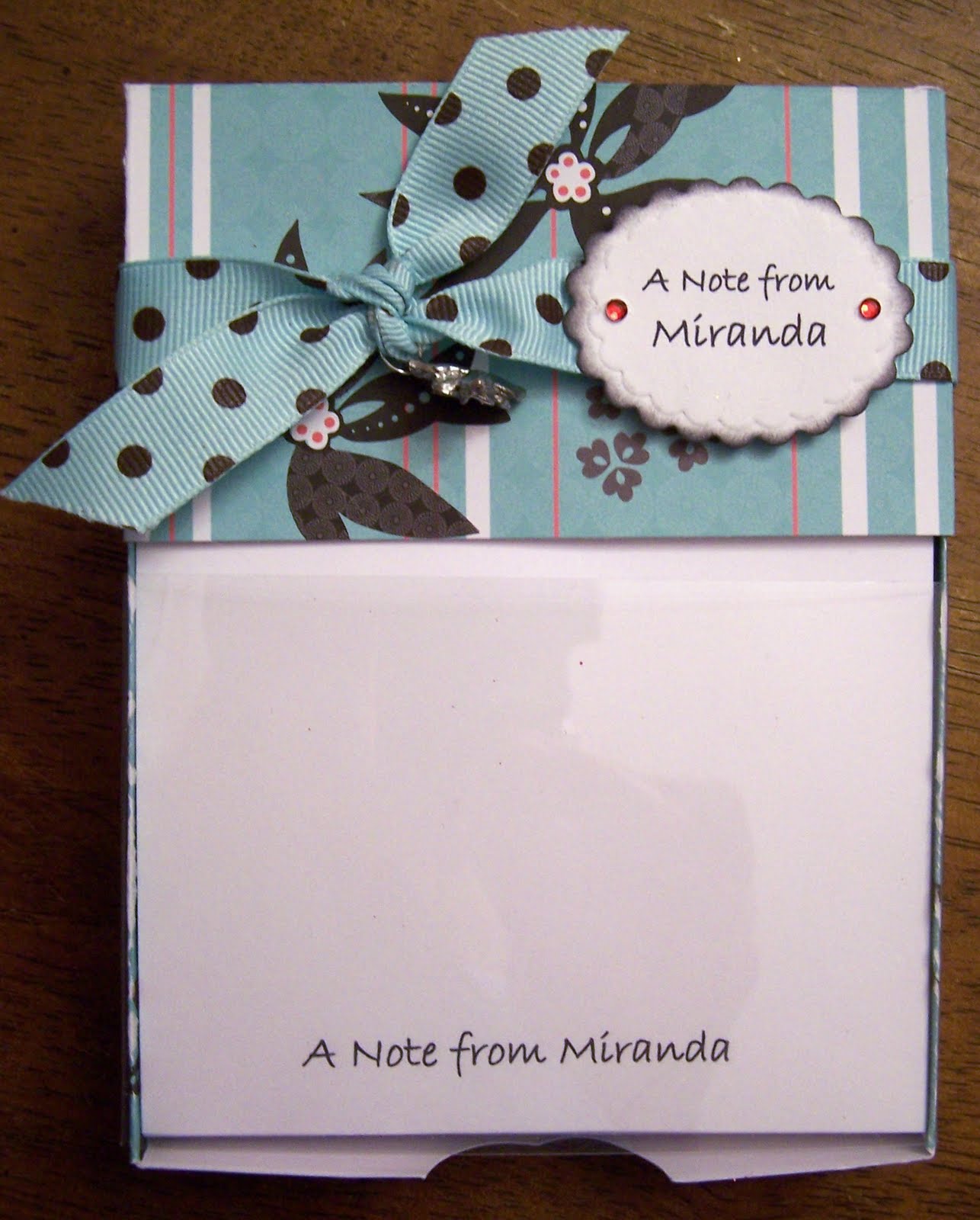 ScrappyLeggDesigns: Note Paper Boxes