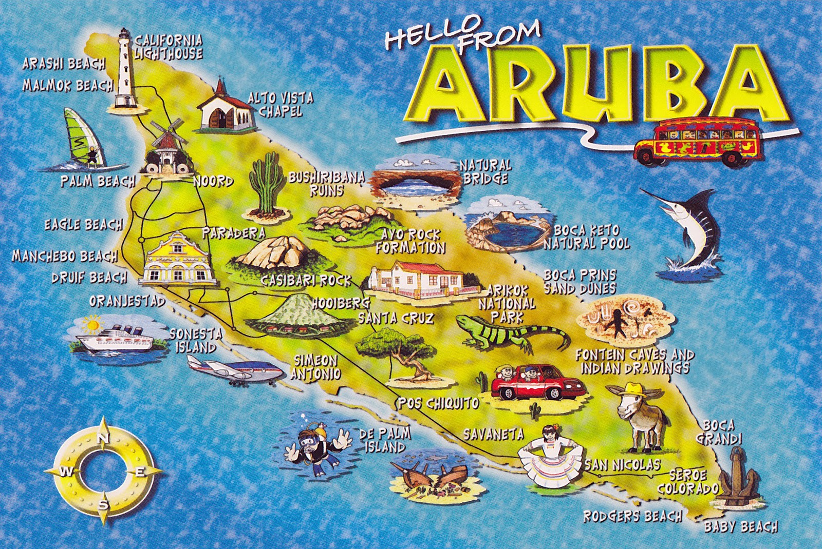 Chronicles of Livia - The colors of Toronto: Aruba - One happy island!