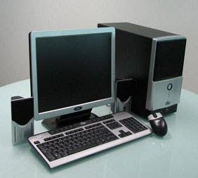 Gambar 1 set komputer lengkap