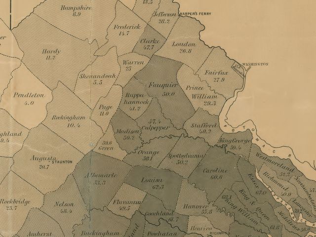 1860 Map Of Virginia