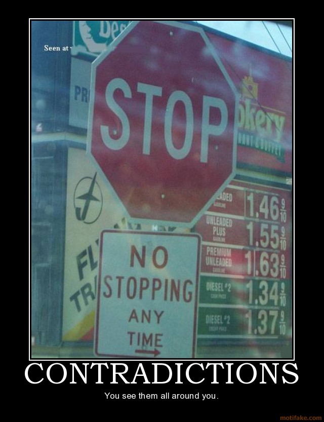 Bits and Pieces: Common Contradictions