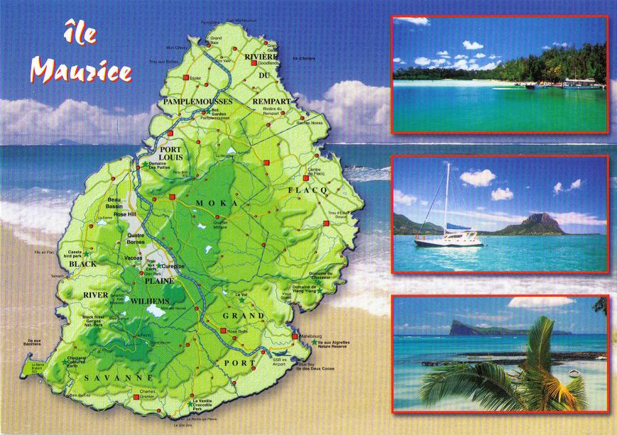 POSTCARD EXCHANGE: MAURITIUS