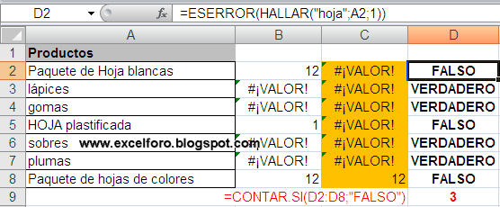 La función HALLAR en Excel. | EXCEL FORO: Un blog de Excel